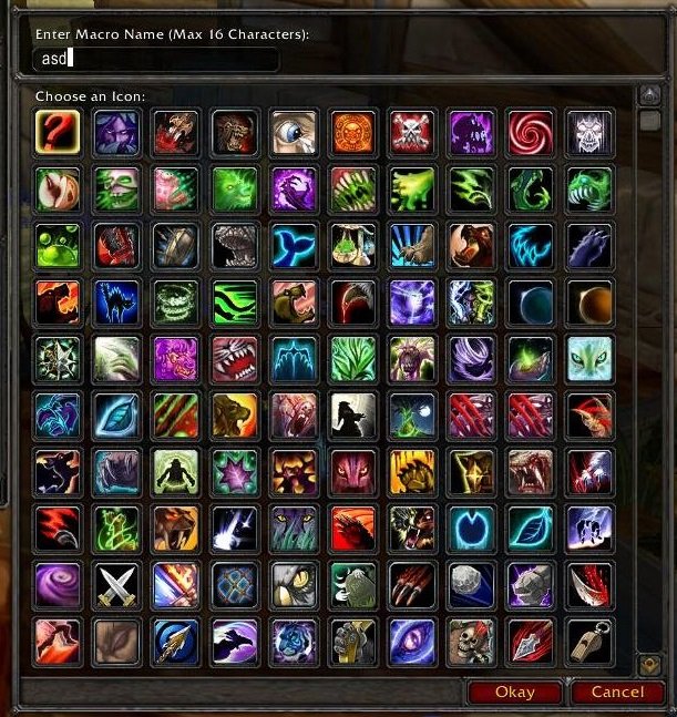 LargerMacroIconSelection - Wago Addons