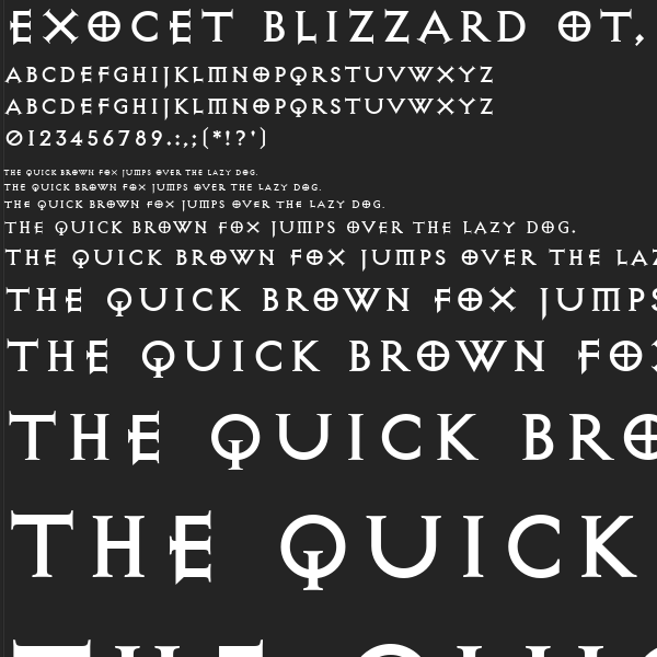 SharedMedia_ExocetBlizzard (Diablo Font) - Wago Addons